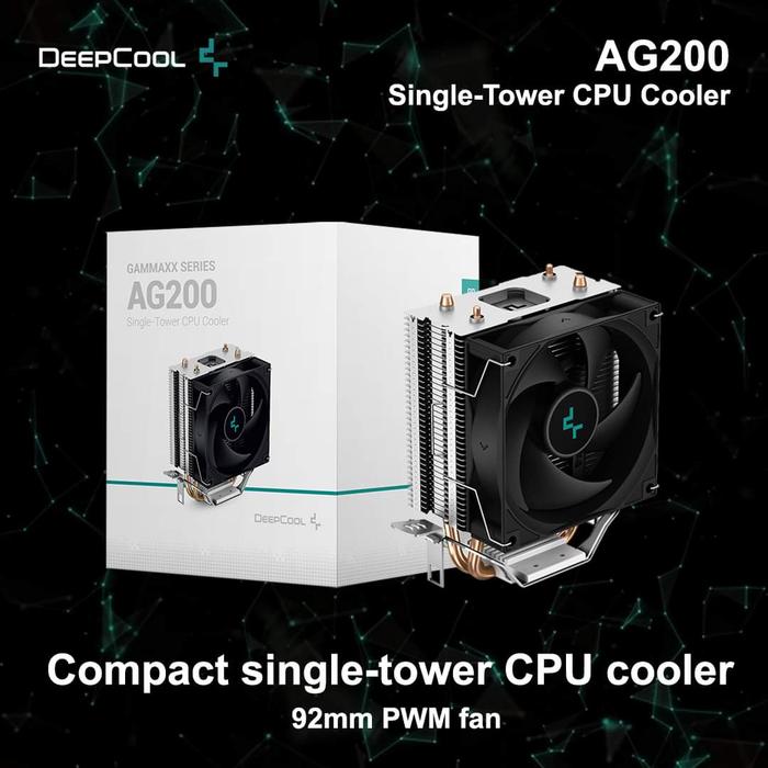 Jual DEEPCOOL AG200 CPU COOLER - Kota Surabaya - Cipta Mandiri Komputer | Tokopedia