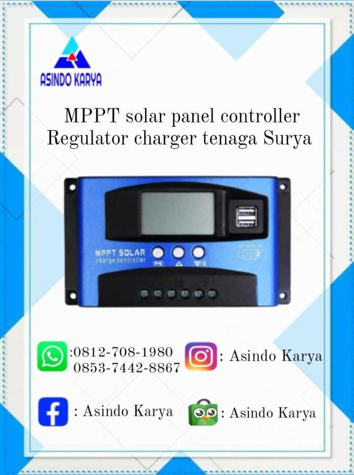 Jual MPPT Solar Panel Controller Regulator Charger Tenaga Surya 30 A ...