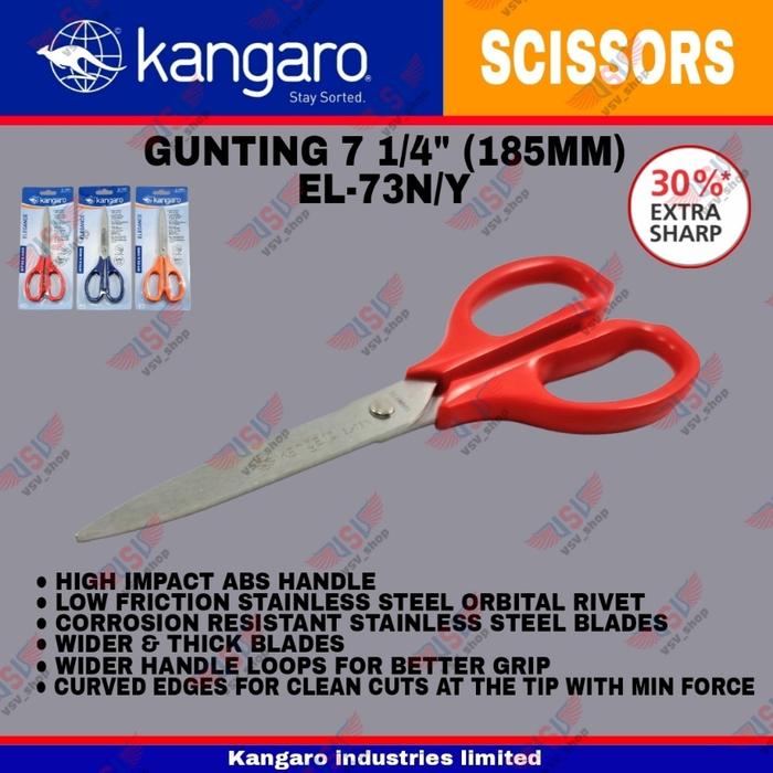 Jual Gunting kertas / Gunting kain / Gunting Stainless Steel 185mm ...