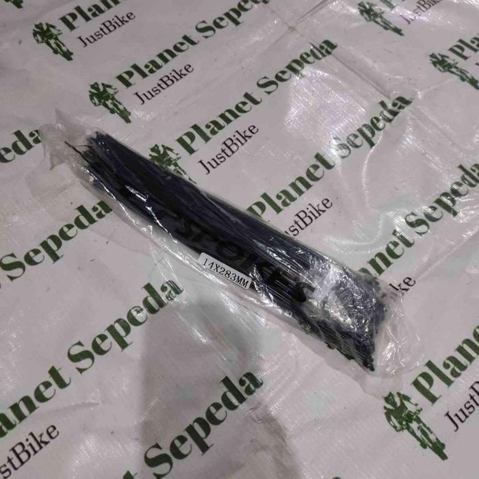 Jual Isi 72 Spoke Ruji Jari-jari Stainless GT Spokes 283 MM X 14G Hitam ...