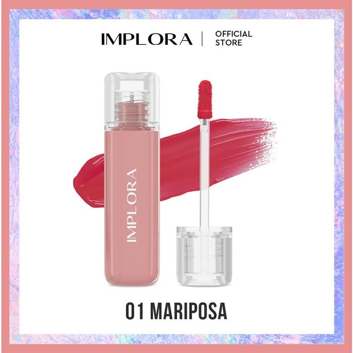 Promo IMPLORA Jelly Tint - Lip Stain / Liptint / Lipstick - 01 Mariposa ...