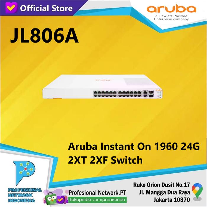 Promo Aruba Instant On 1960 JL806A 24G 2XGT 2SFP+ Switch Cicil 0% 3x - Jakarta Pusat ...