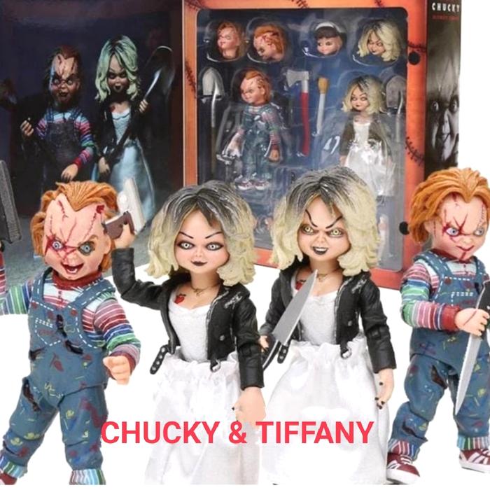 Jual Neca Figure Chucky and Tiffany Bride Get Lucky Chucky Figure Ultimate - Jakarta Selatan ...