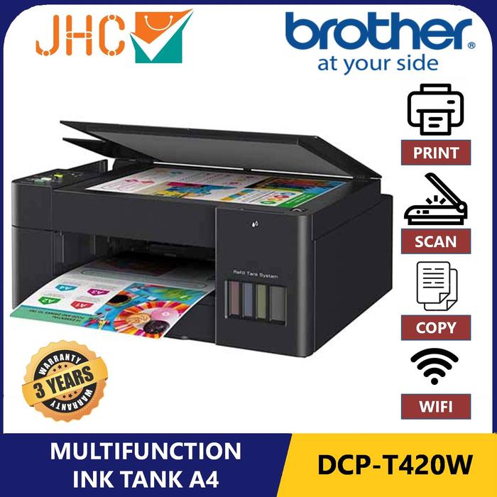 Jual BROTHER Printer DCP-T420W Ink Tank Warna Multifungsi WIFI T420 ...