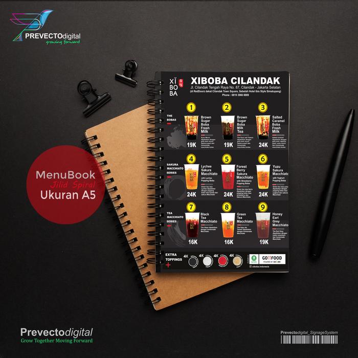 Jual Cetak Buku Menu Jilid Spiral Paket Hemat - Ukuran A5 - Jakarta ...