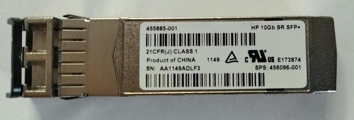 Jual HP HPE 10Gb SR SFP+ 10G 850nm Mikrotik ARUBA 455885-001 SFP-10G-SR ...