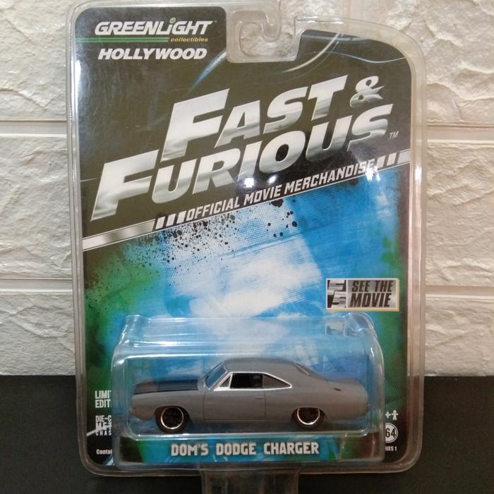 Jual GREENLIGHT FAST FURIOUS DOMS DODGE CHARGER GREY ABU - Kota Cimahi - TeraDiecast_Preloved ...