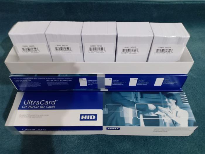 Jual Kartu PVC Blank Id Card Ultracard HID Noco CR 80 isi 500 pcs ...