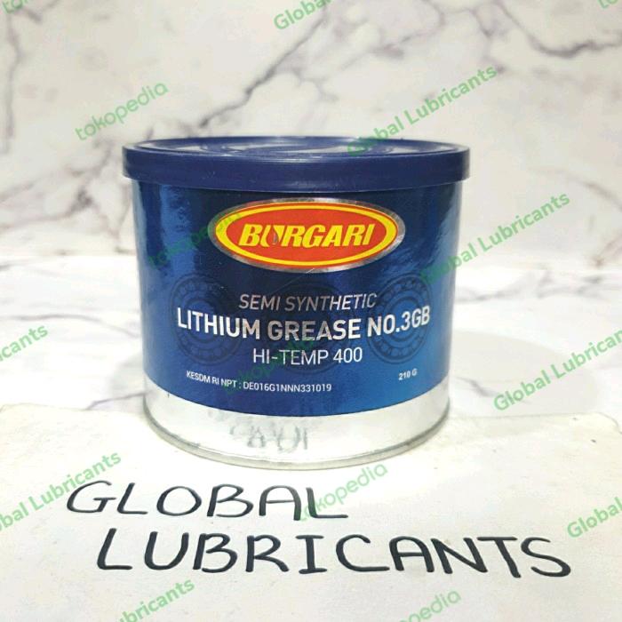 Jual Burgari Hi-Temp 400 Lithium Grease/ Gemuk/ Stempet 210Gr (CVT ...