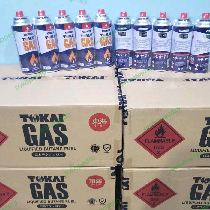 Jual Tabung Gas Tokai 235 Gr Gas Butane Gas Portable Torch original ...