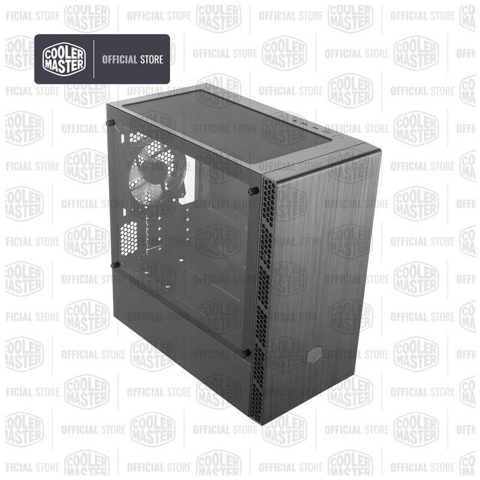 Promo Cooler Master MasterBox MB400L w/o ODD TG Micro ATX Case Casing ...