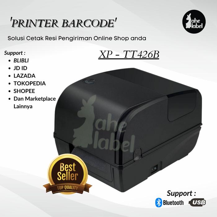 Jual Xprinter XP-TT426B Thermal Transfer/Direct Thermal Printer Barcode ...