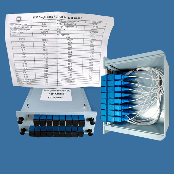 Jual passive splitter 1:8 sc upc, splitter box 1 8, plc splitter box 1: ...