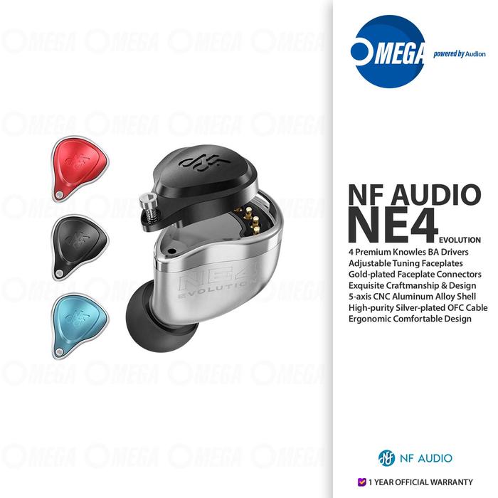 Promo NF AUDIO NE4 EVOLUTION 4BA Knowles Stage/Monitoring QDC In-ear ...