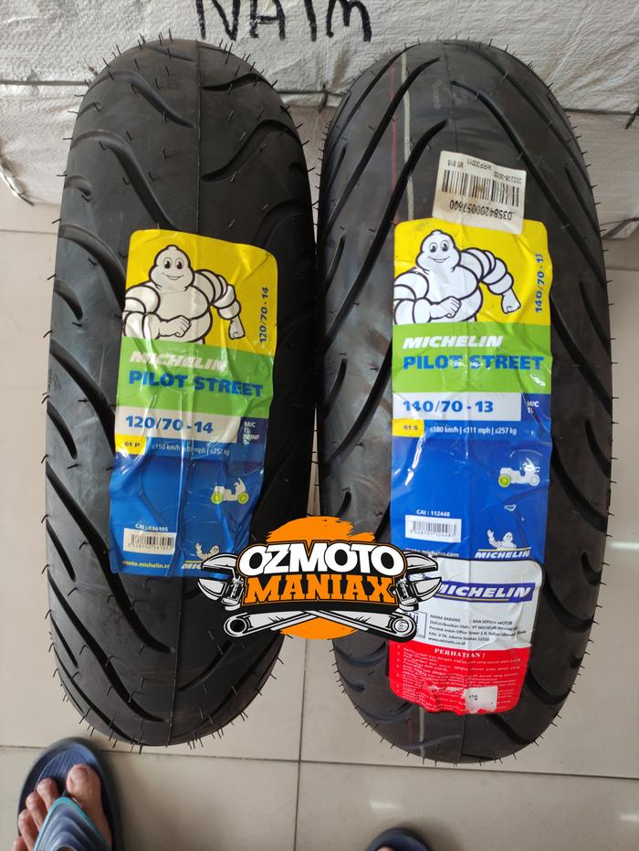 Jual Paket Ban Michelin Pilot Street 120/70-14 & 140/70-13 (ADV & PCX ...