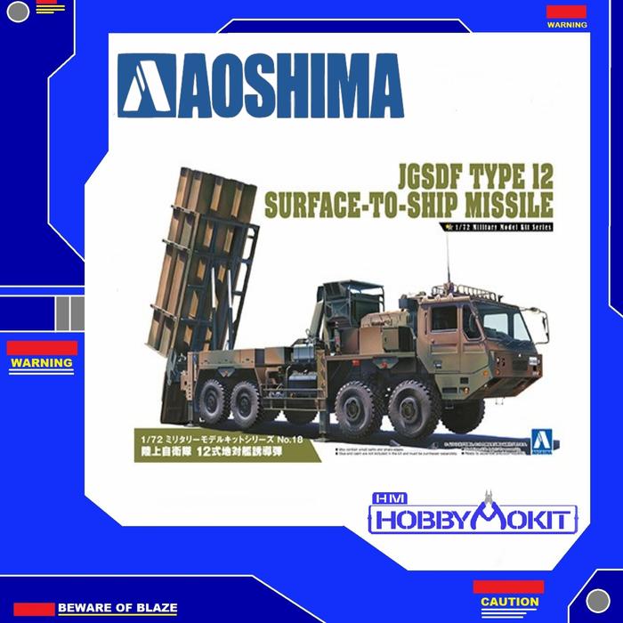 Jual AOSHIMA 1/72 JGSDF Type 12 Surface-to-ship missile - Kota Bandung ...