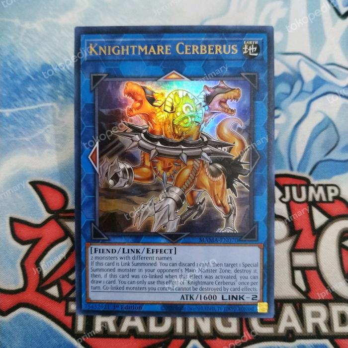 Jual yugioh knightmare cerberus MAMA ultra rare original - Jakarta ...