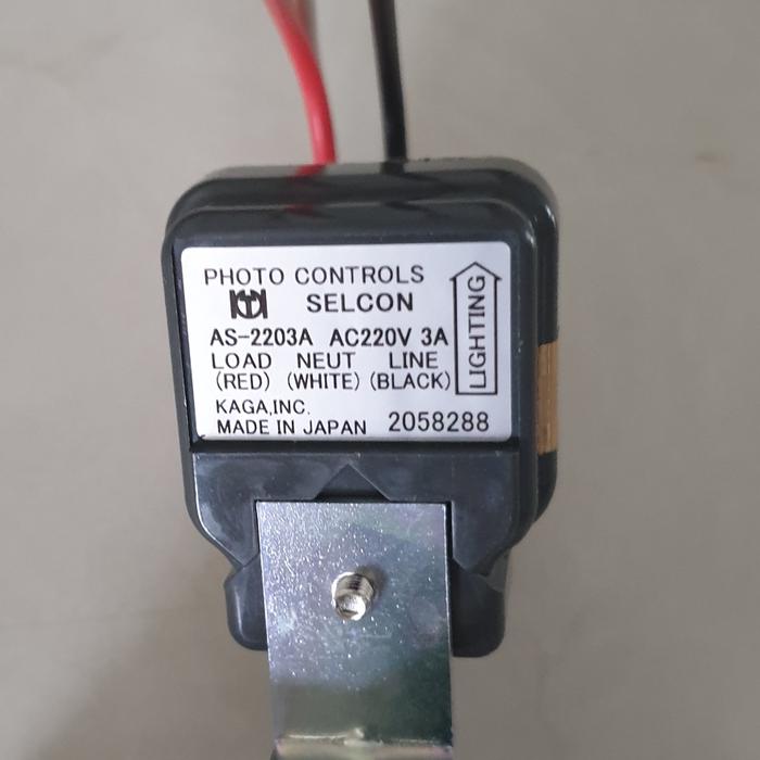 Jual Fotocell 3A Selcon Photocell Sensor Cahaya Photo Control 220V AS ...