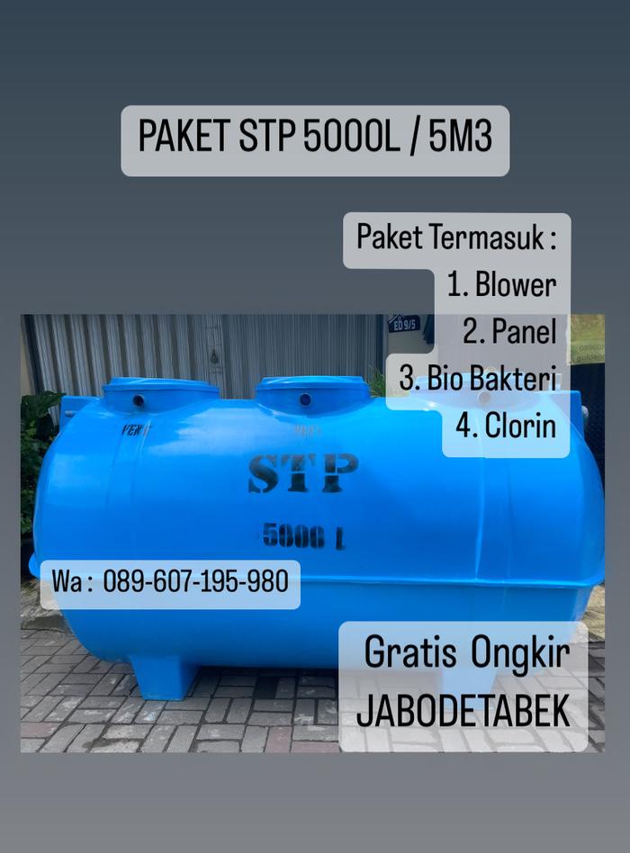 Jual Tangki stp 5000L/tangki ipal/5m3 - Kab. Tangerang - LINE ...