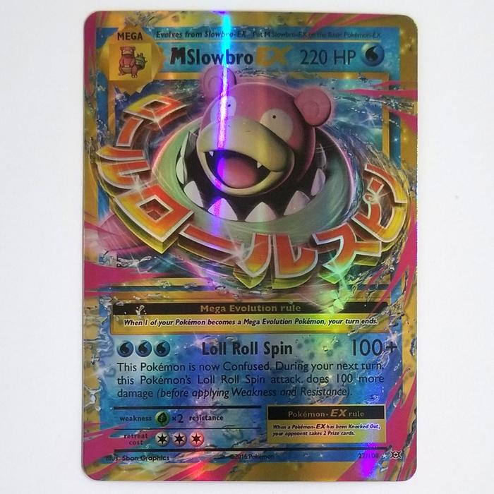 Jual Kartu Pokemon MEGA EX Slowbro Legendary Shiny Foil Hologram card ...
