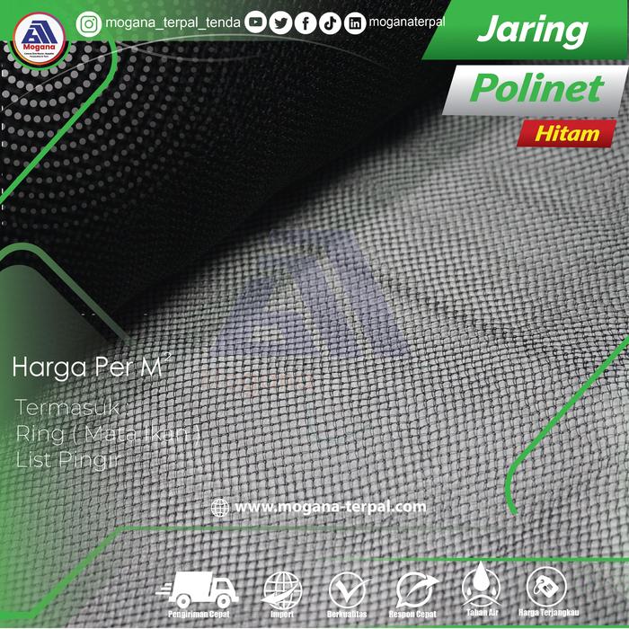 Jual safetynet/polynet biru sudah termasuk list pinggir (include mata ...