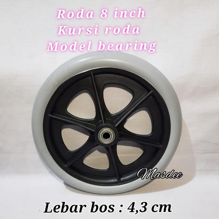 Jual Roda 8 inch kursi roda model bearing,sparepart kursi roda ...