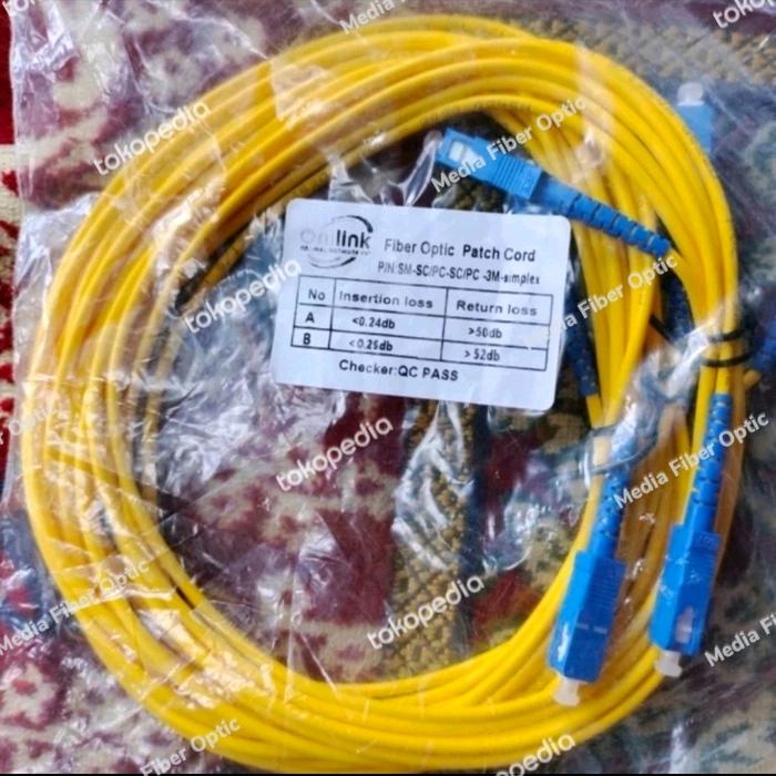 Jual Pathcore 3 Meter SCUPC to SCUPC 2mm - Kota Tangerang Selatan ...