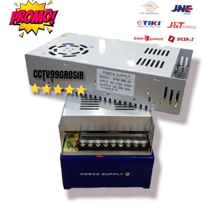 Jual Power Supply DC 24V 2A 3A 5A 10A 20A 30A 40 - PSU 24V - 20A ...