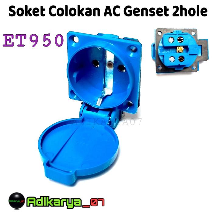 Jual Ac plug genset ET950 colokan betina genset ET950 steker genset ...