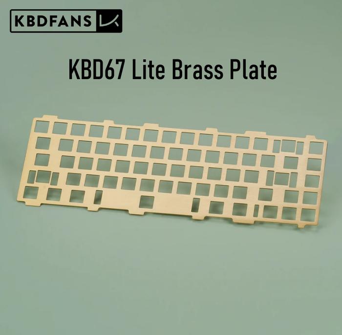 Promo KBD67 Lite Brass Plate - KBDFans - Kota Tangerang Selatan ...