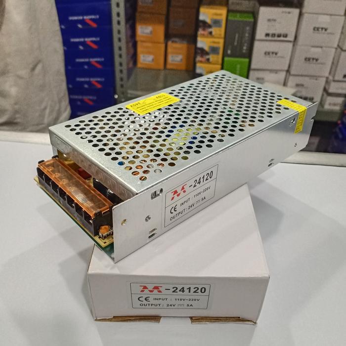 Jual Power Supply DC 24V 2A 3A 5A 10A 20A 30A 40 - PSU 24V - 5A ...