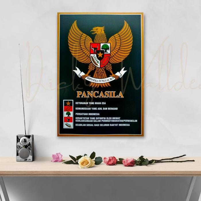 Jual HIASAN DINDING PANCASILA / PAJANGAN DINDING SEKOLAH / WALL DECOR KELAS - Kab. Bogor ...