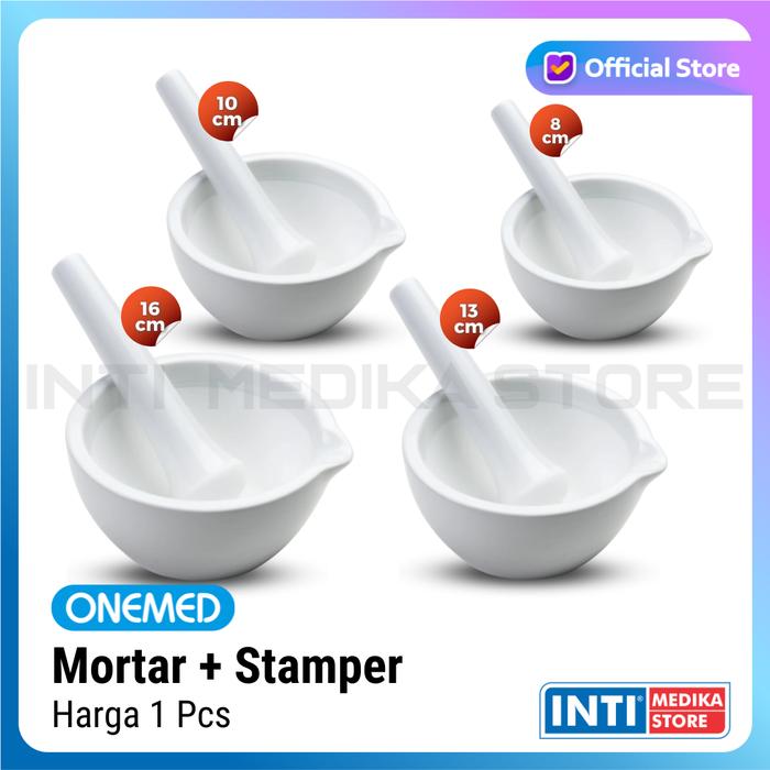 Jual ONEMED - Mortar + Stamper | Pestle Lumpang Alat Penumbuk Obat ...