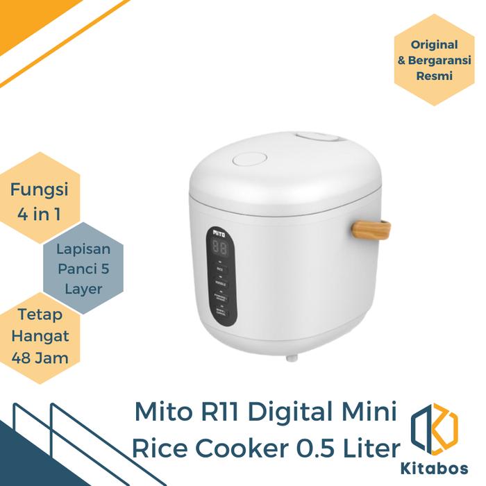 Jual Mito R11 Premium Digital Mini Rice Cooker 0.5 Liter - Kab. Bekasi - Kitabos Pack | Tokopedia