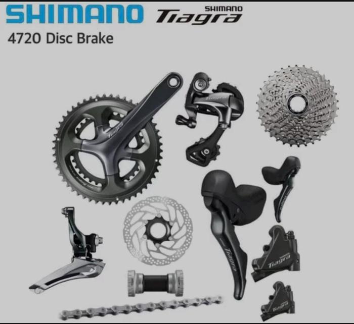 Jual full groupset tiagra disc brake 4720 new original - Jakarta Barat ...