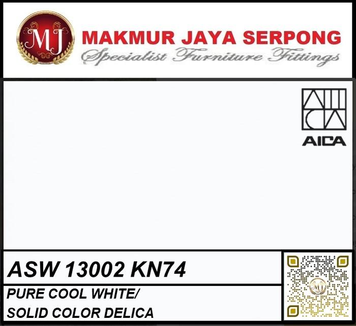 Jual HPL AICA ASIA ASW 13002 KN74 - PURE COOL WHITE I PURECORE - Kota Tangerang Selatan - TOKO ...
