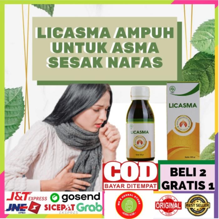 Jual Obat Sesak Nafas Bronkodilator Madu Licasma Asma Herbal Asli BPOM ...