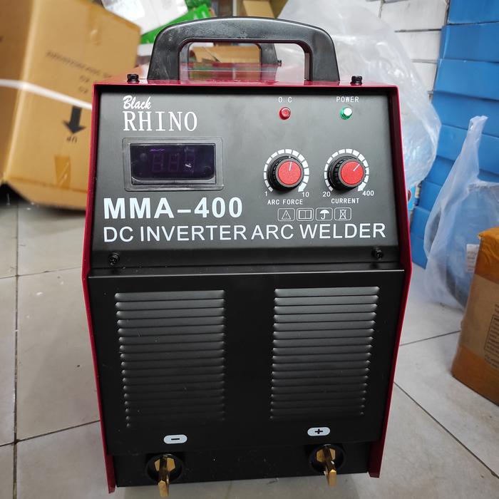 Jual Rhino MMA-400A Mesin Las Inverter 400 Ampere Travo las IGBT MMA ...