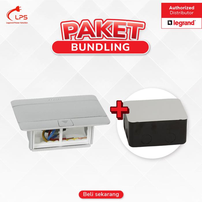 Promo Legrand Frame Stop Kontak Lantai + Inbowdus 4Modul - Aluminium Cicil 0% 3x - Jakarta Barat ...