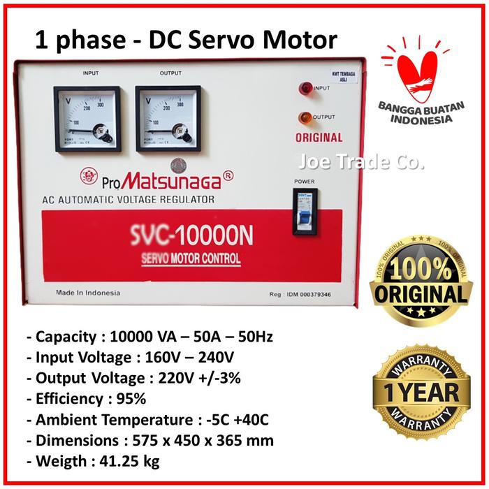 Promo Stabilizer Stavol Pro Matsunaga SVC 10000 N - Jakarta Barat - Joe ...