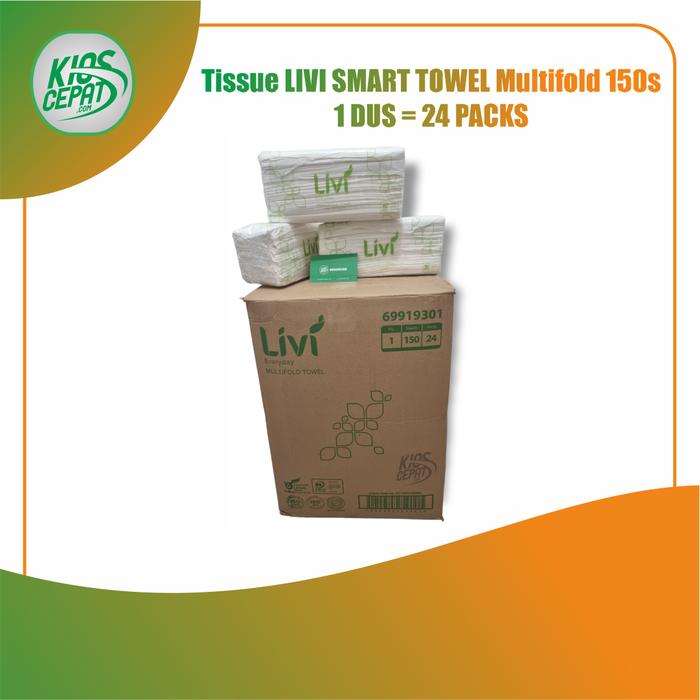 Jual Tissue LIVI SMART TOWEL Multifold (EVERY DAY HAND TOWEL) 1DUS ...