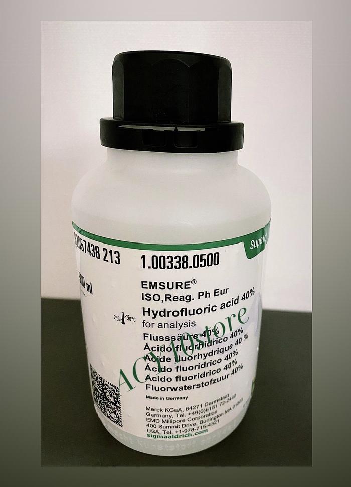 Jual MERCK 1.00338.0500 Hydrofluoric Acid 40% 500ml - Jakarta Timur - ACY10store | Tokopedia