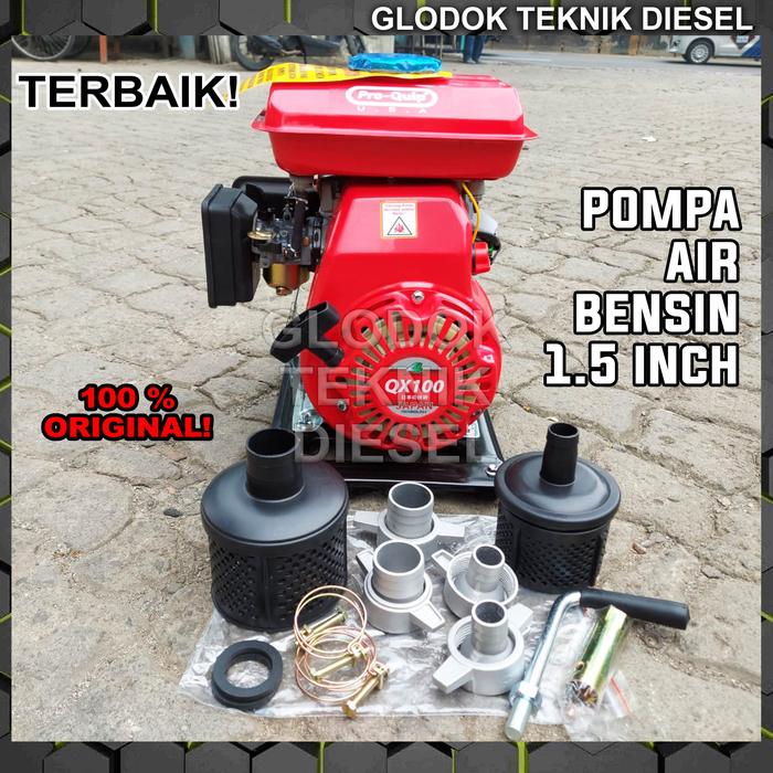 Jual Mesin Pompa Air Bensin Alkon 1.5" INCH Waterpump QWP 15 QWP15 ...