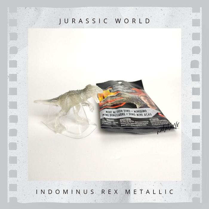 Jual Jurassic World Velociraptor Indominus Rex Mini Action Dino Mattel ...