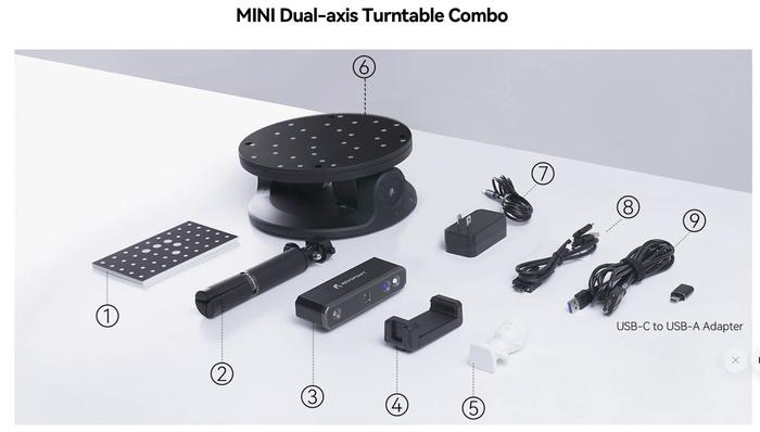 Promo Original Revopoint Mini Compact 3D Scanner Blue Light 0.02mm ...
