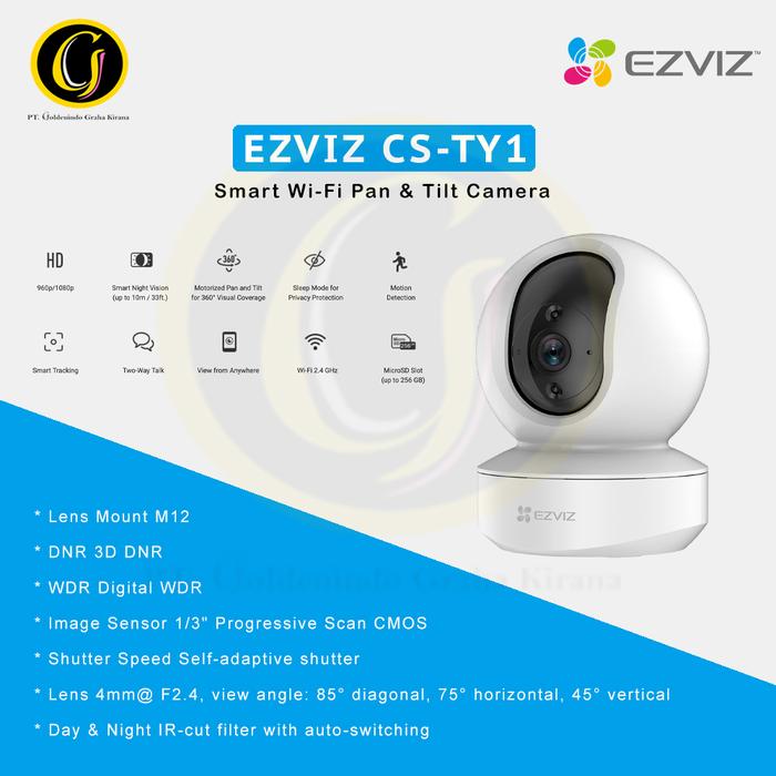 Jual EZVIZ TY1 1080p INDOOR CCTV WIFI SMART IP CAM HOME INDOOR CAMERA ...
