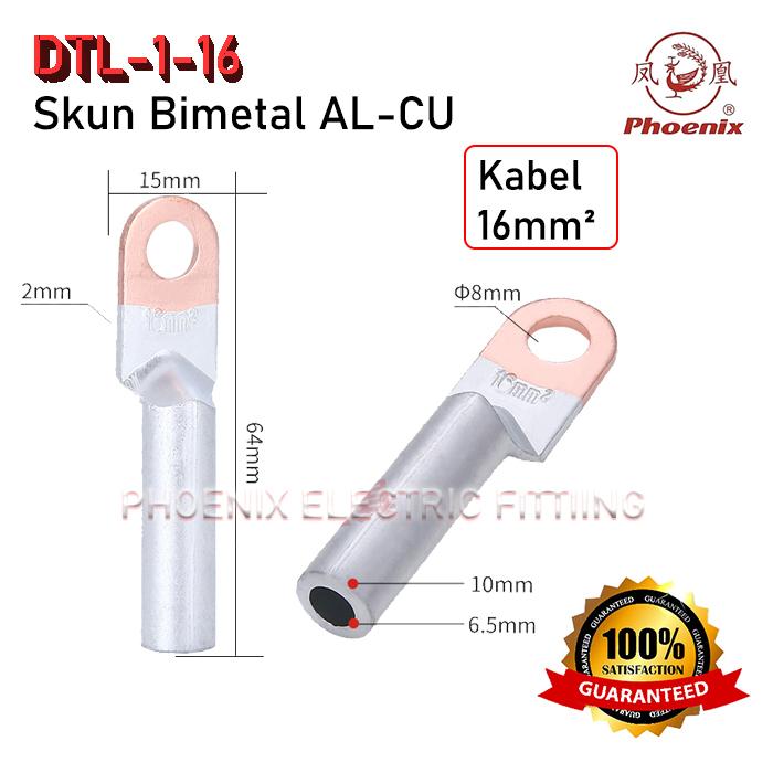 Jual Skun Cable Lug Bimetal AL-CU DTL 16mm-M8 - Jakarta Barat - PHOENIX ELECTRIC FITTING.Shop ...