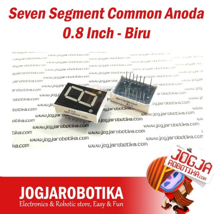 Jual SEVEN SEGMENT BIRU 0.8 INCH SM610802B4 7 SEGMEN COMMON ANODA - Kab ...