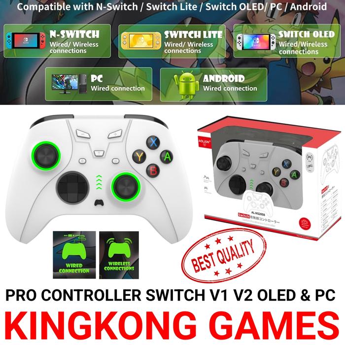 Jual Pro Controller Nintendo Switch Wireless Stik Switch Controller ...