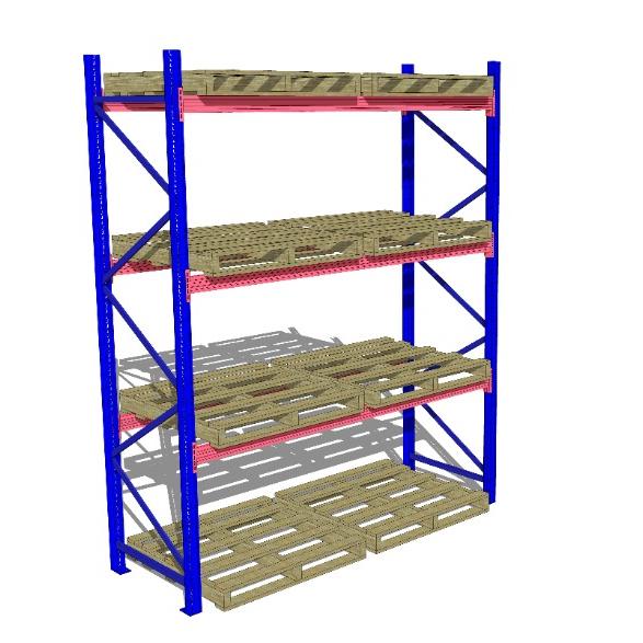 Jual Rak Gudang Heavy Duty Kapasitas 1 Ton/Level, SPR System Racking ...